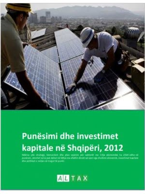 Punësimi dhe investimet kapitale në Shqipëri, 2012 - ALTAX